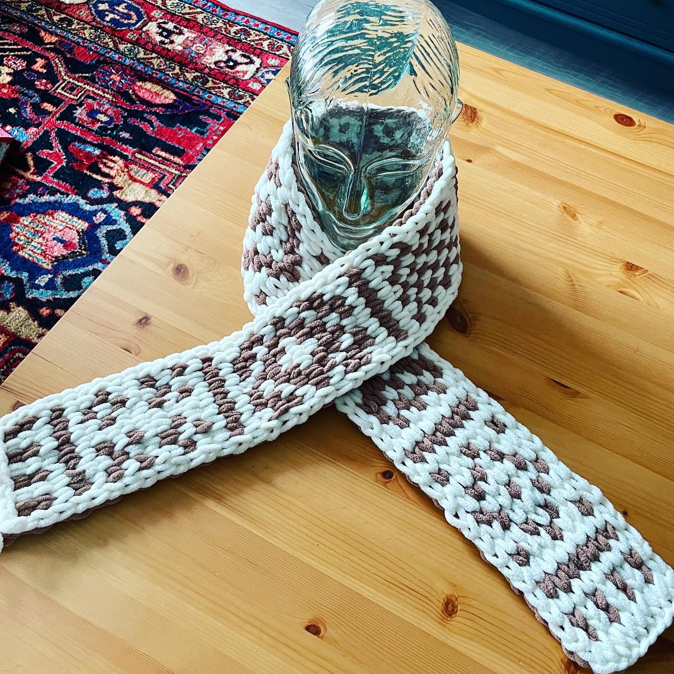 PATTERN: Scandinavian Patchwork Scarf – ILoveMyBlanket