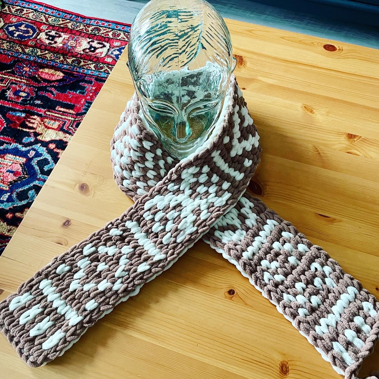 PATTERN: Scandinavian Patchwork Scarf – ILoveMyBlanket