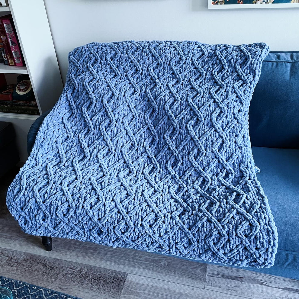 PATTERN: Box Lattice Blanket – ILoveMyBlanket