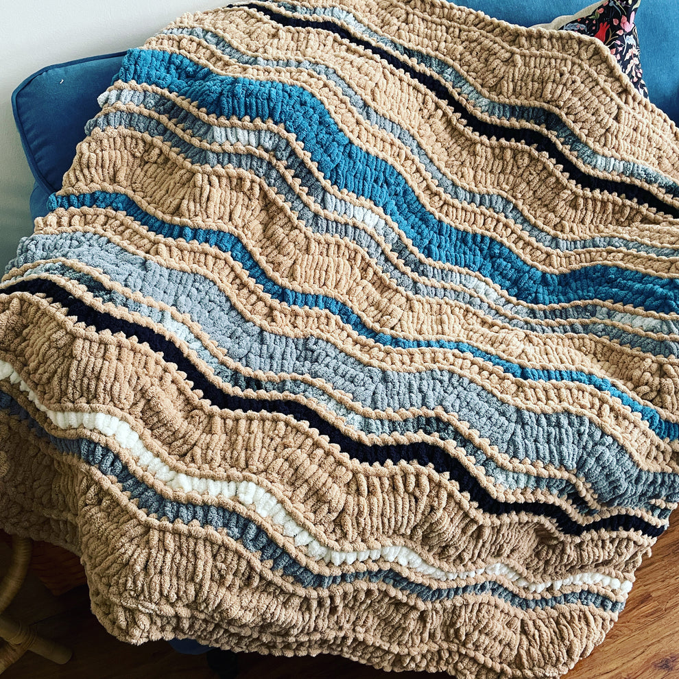 Endless Waves Ripple Blanket – ILoveMyBlanket