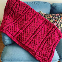 PATTERN: Woven Columns Blanket – ILoveMyBlanket