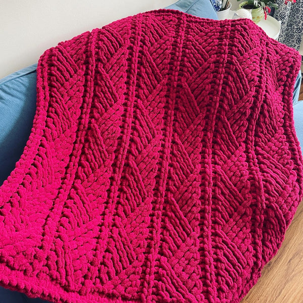 PATTERN: Woven Columns Blanket – ILoveMyBlanket