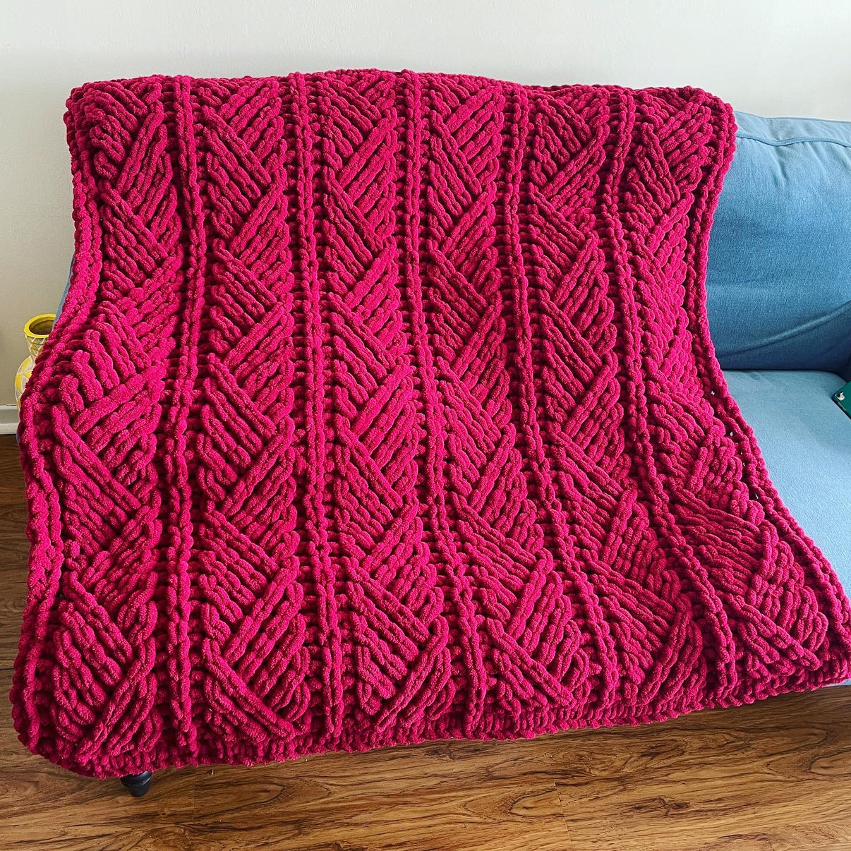 PATTERN: Woven Columns Blanket – ILoveMyBlanket