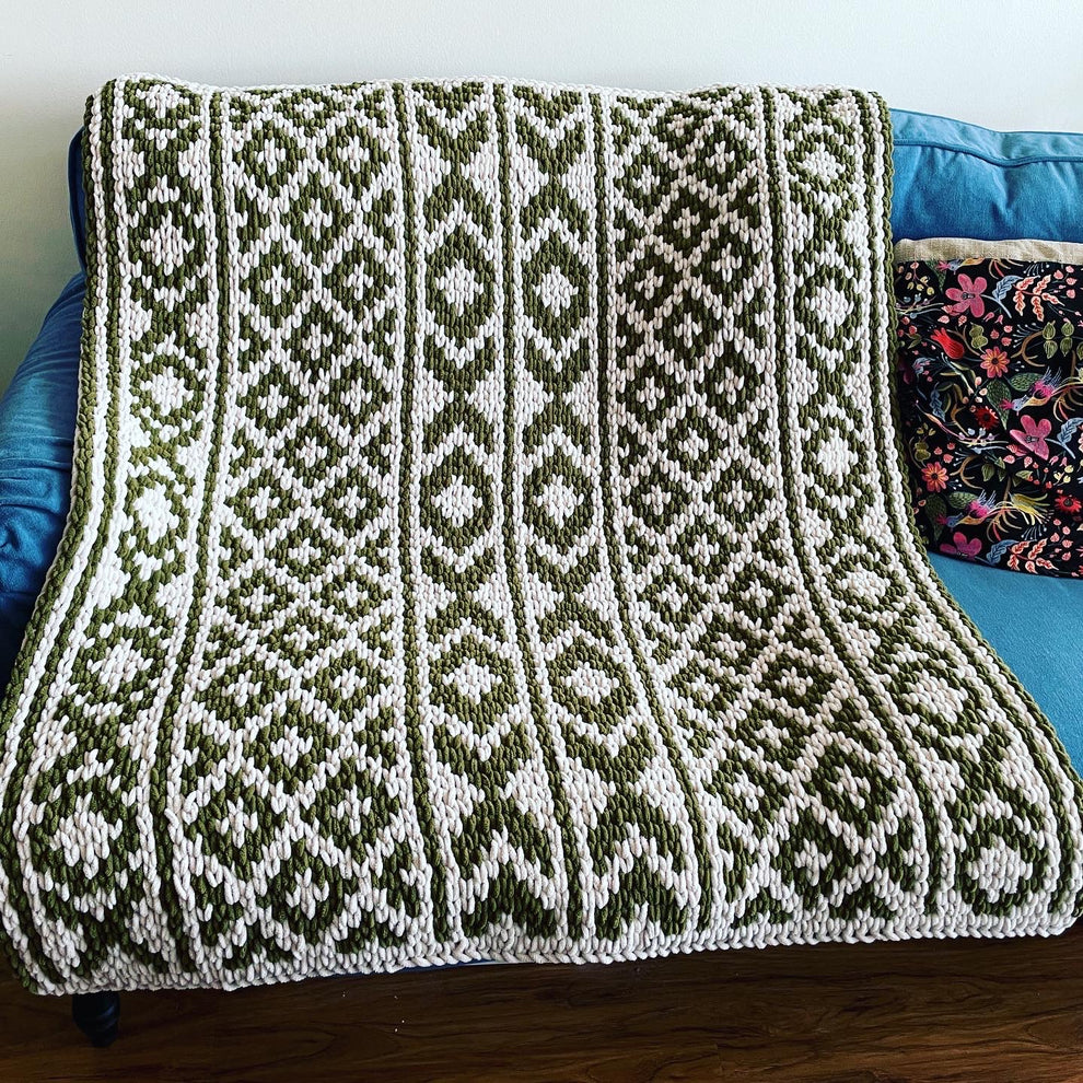 PATTERN: Rustic Geometric Blanket – ILoveMyBlanket