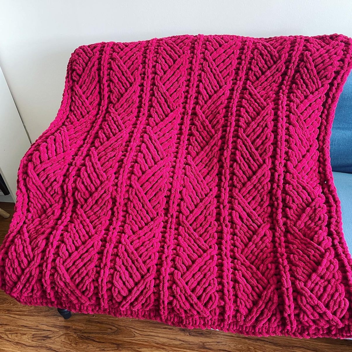 PATTERN: Woven Columns Blanket – ILoveMyBlanket