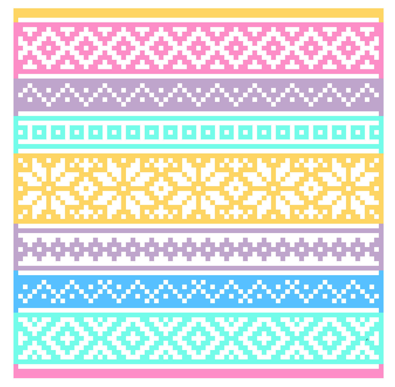 PATTERN: Shetland Fair Isle Blanket – ILoveMyBlanket