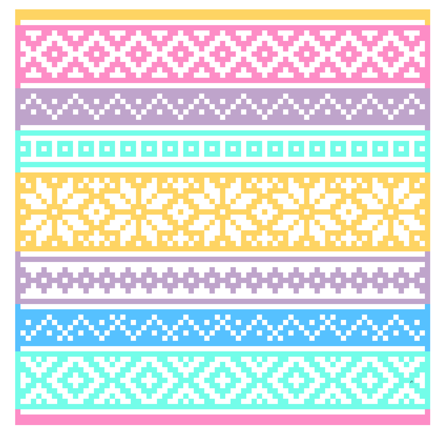 PATTERN: Shetland Fair Isle Blanket – ILoveMyBlanket