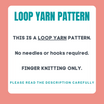 PATTERN: Easy Loop Yarn Garland – ILoveMyBlanket