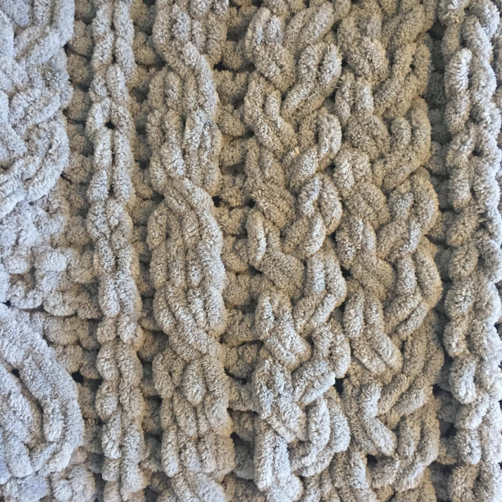 PATTERN: Extra-Big Braided Celtic Cable Saxon Braid Blanket ...