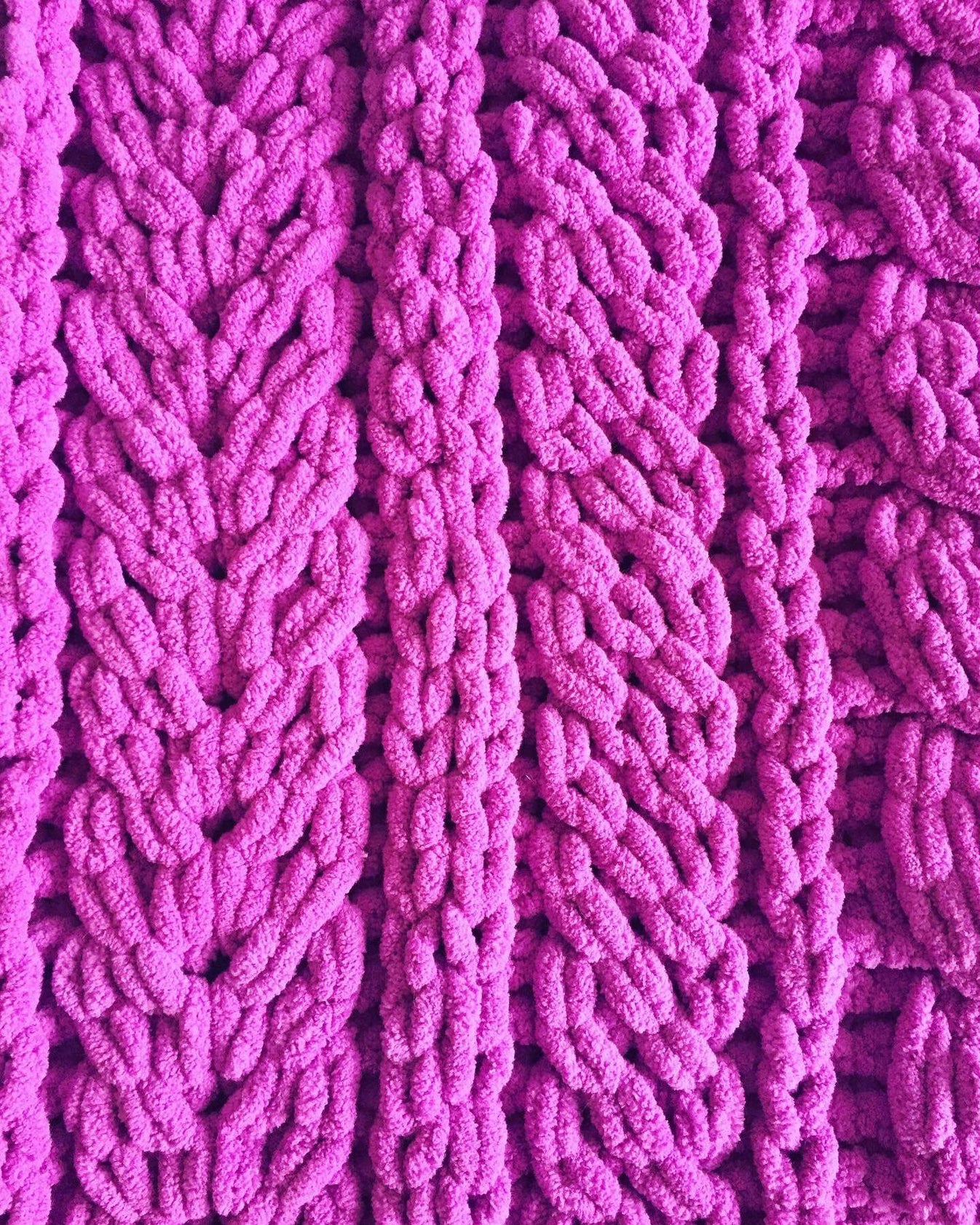 PATTERN: Extra-Chunky Staghorn Cable Blanket – ILoveMyBlanket