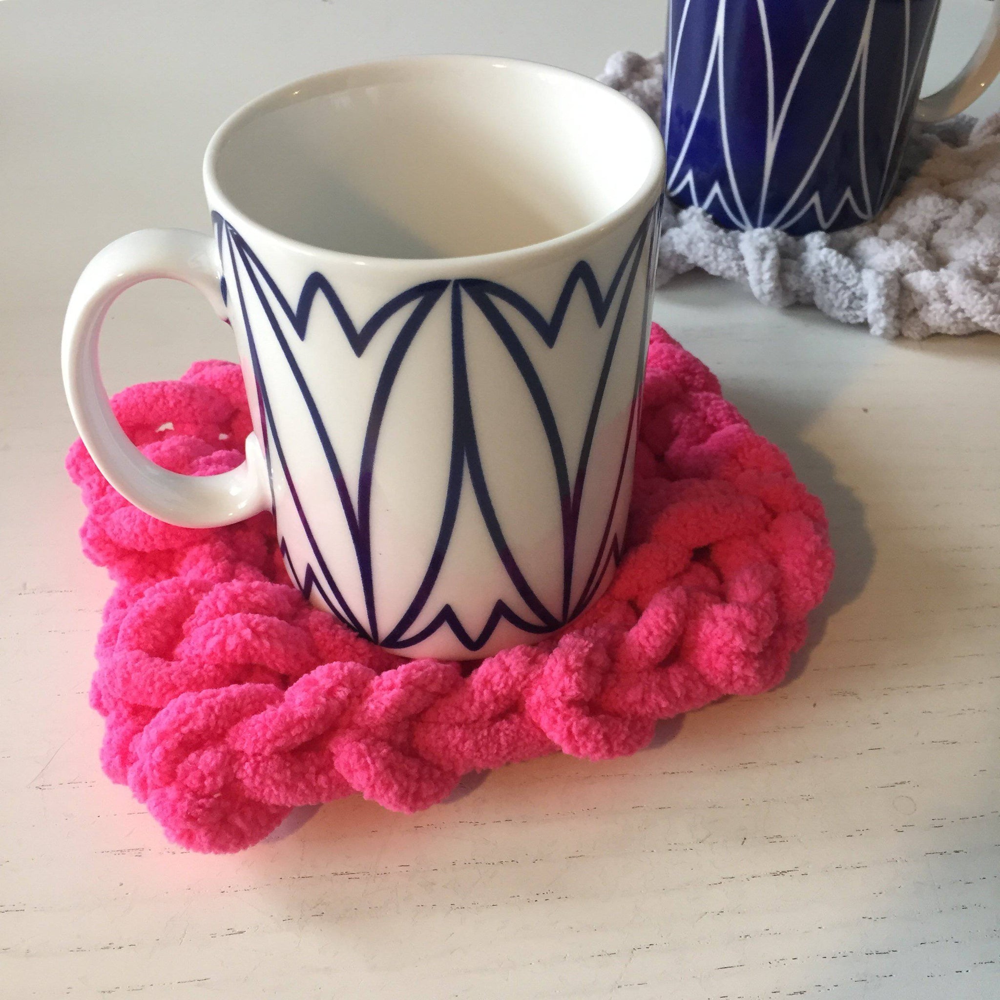PATTERN: Knitted Mug Rugs – ILoveMyBlanket
