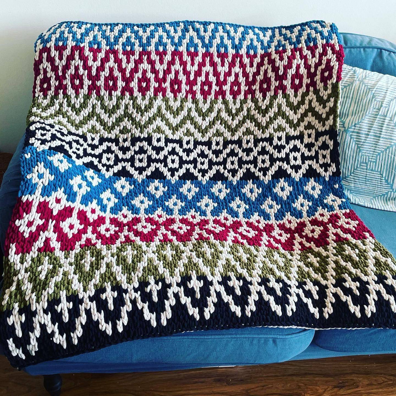PATTERN: Transitions Mosaic Blanket – ILoveMyBlanket