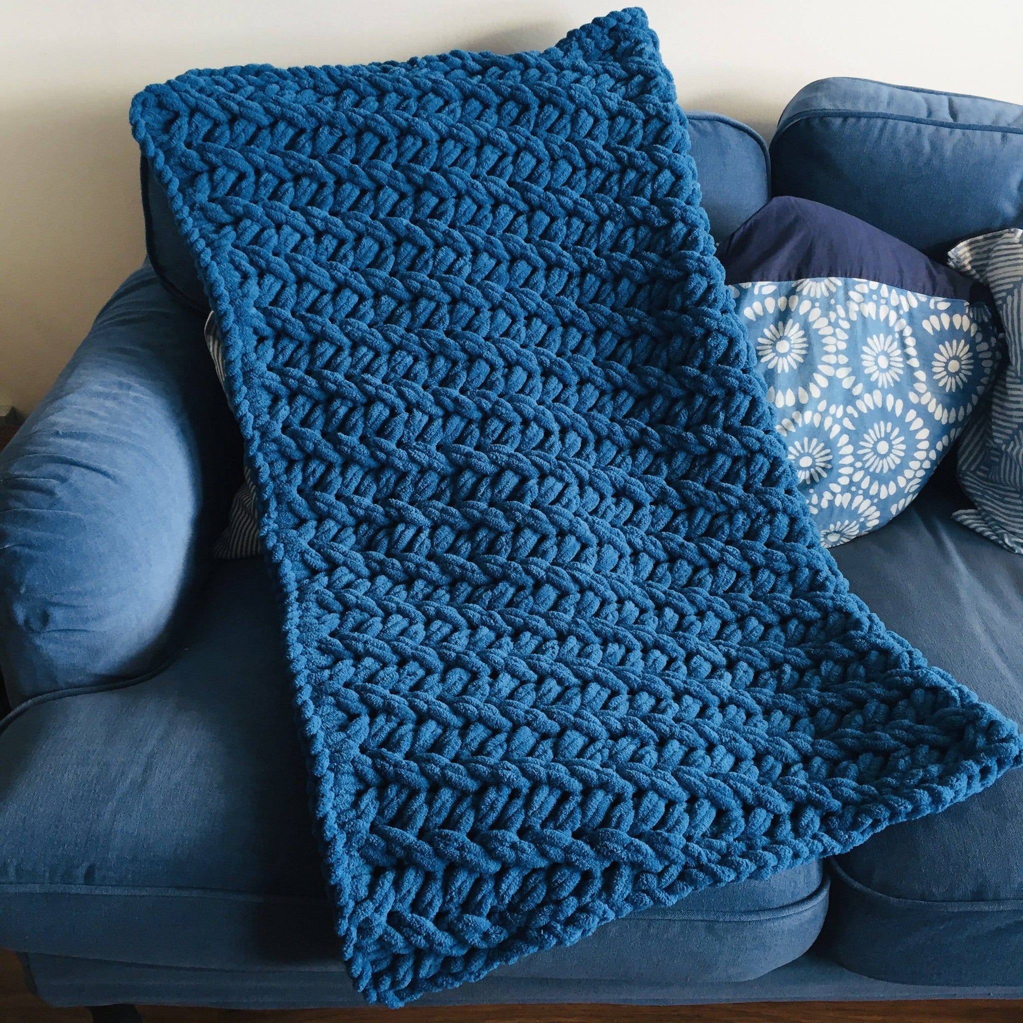 PATTERN: Twisted Ribbon Blanket – ILoveMyBlanket