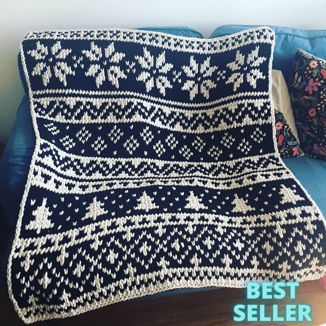 PATTERN: Winter Wonderland Scandinavian Blanket – ILoveMyBlanket